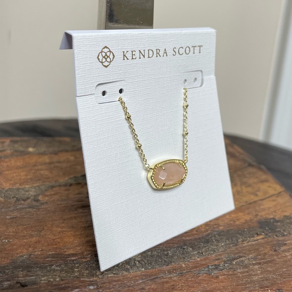 Kendra Scott | Jewelry | Nwt Kendra Scott Elisa Gold Short Satellite Pendant Necklace In Rose ...